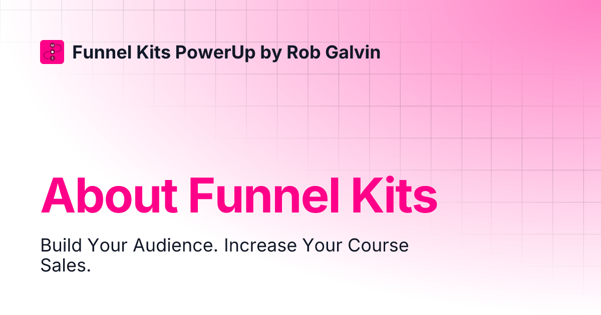 About Funnel Kits | Funnel Kits PowerUp by Rob Galvin